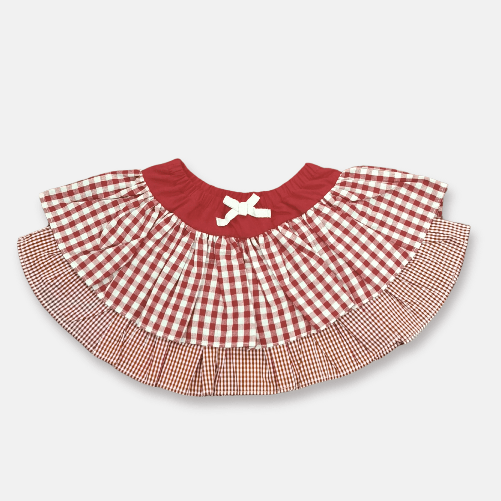 Girls Frilly Skirt - Red Checks – Love Henry